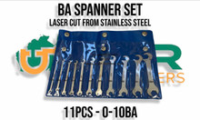 LPR Toolmakers - 0-10BA Spanner Set [11pc Set]