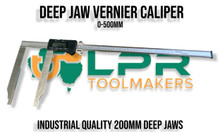 LPR Toolmakers - Deep Jaw 500mm Vernier Calipers [200-300mm Jaws]