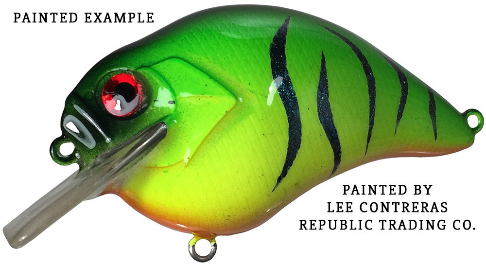 Square Bill Lure Body - Medium Diver 1/2oz. - 3" Long - Barlow's Tackle