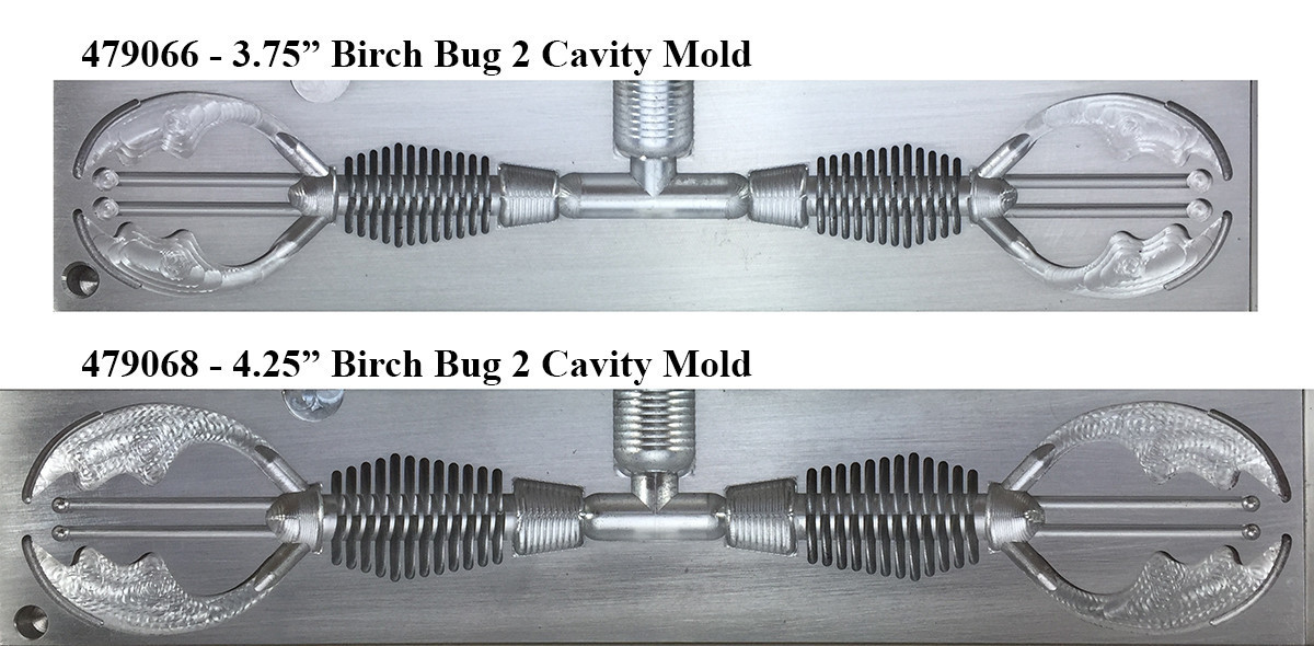 Do-It CNC Birch Bug Molds - Barlow's Tackle