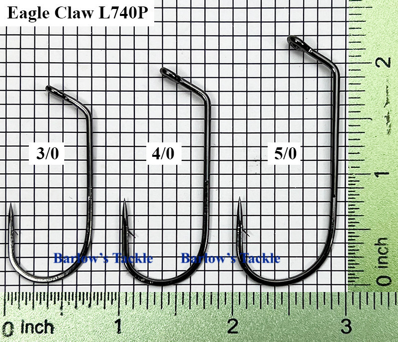 Eagle Claw L740P Jig Hook Sizes 3/0-5/0 - Barlow's Tackle