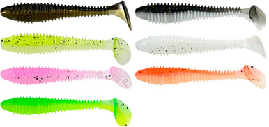 2" Paddle Tail Crappie Ribworm - Barlow's Tackle