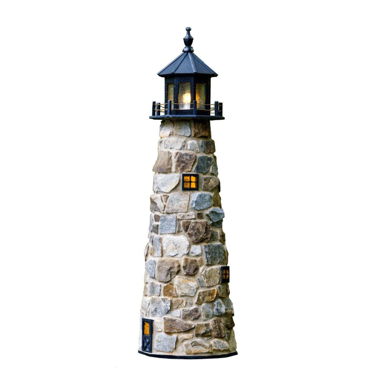 Stone Garden Lighthouse - Amish Handcrafted - Custom Options