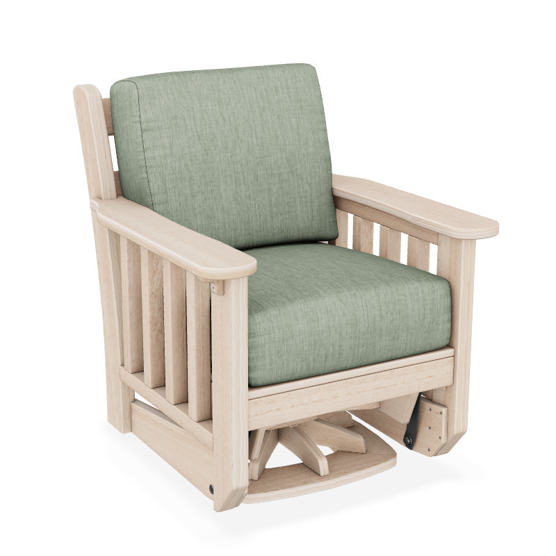 Mission Swivel Glider - Poly Outdoor Furniture by Finch