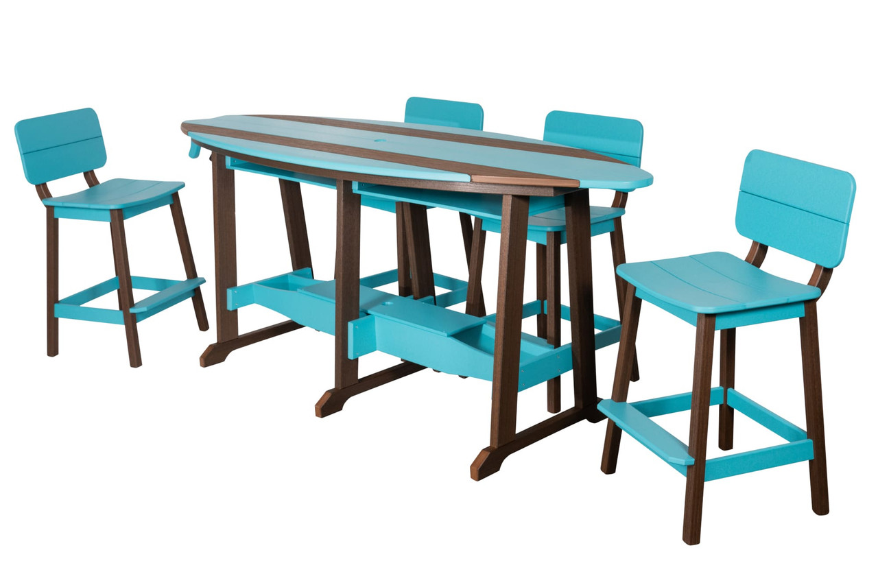 Surfboard bar tables for sale store