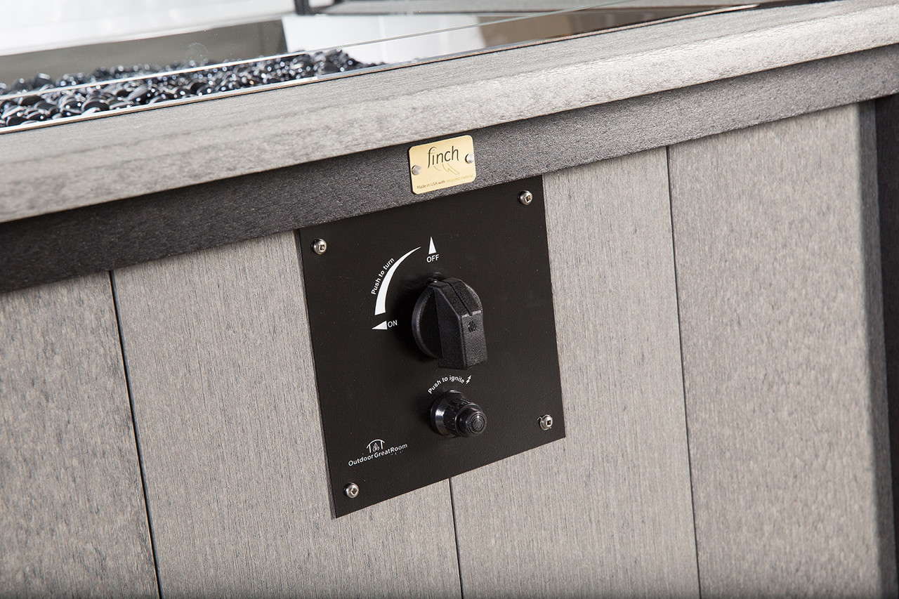 SeaAira Round Fire Pit 42" - Poly Outdoor Furniture by Finch