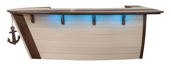 Bar Table & Chairs Set 118" x 46" - Anchor Avenue Collection - Premium ...