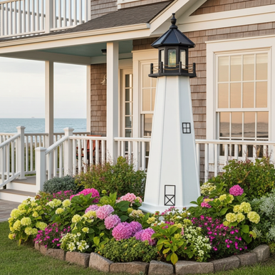 Amish Crafted Cape Cod Premier Poly Lighthouses - Free Shipping