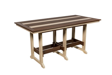 Amish Crafted Poly Bar Table 36" x 84" - Seabreak Collection