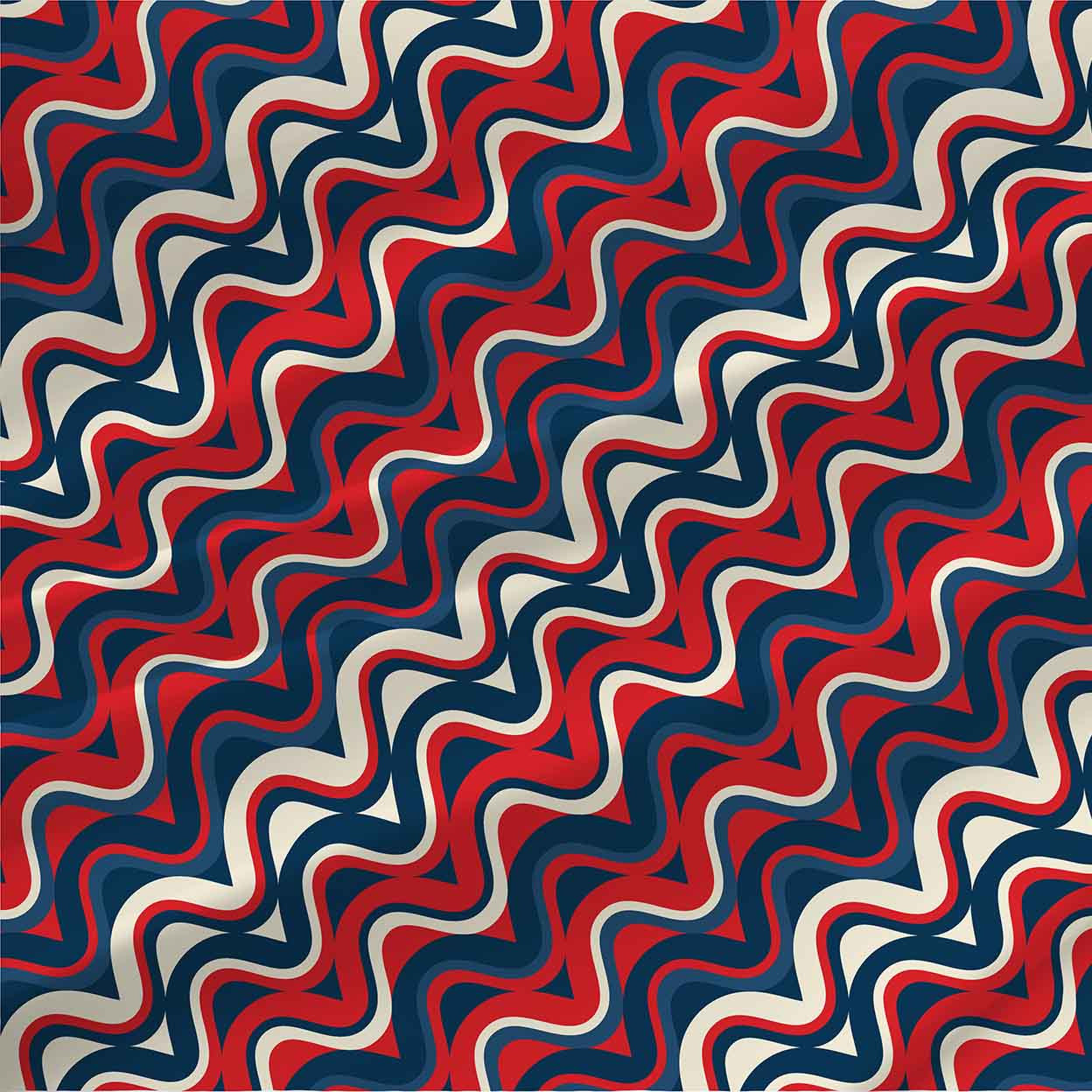 Wave - Custom Printed Fabric | Shop The Textile District