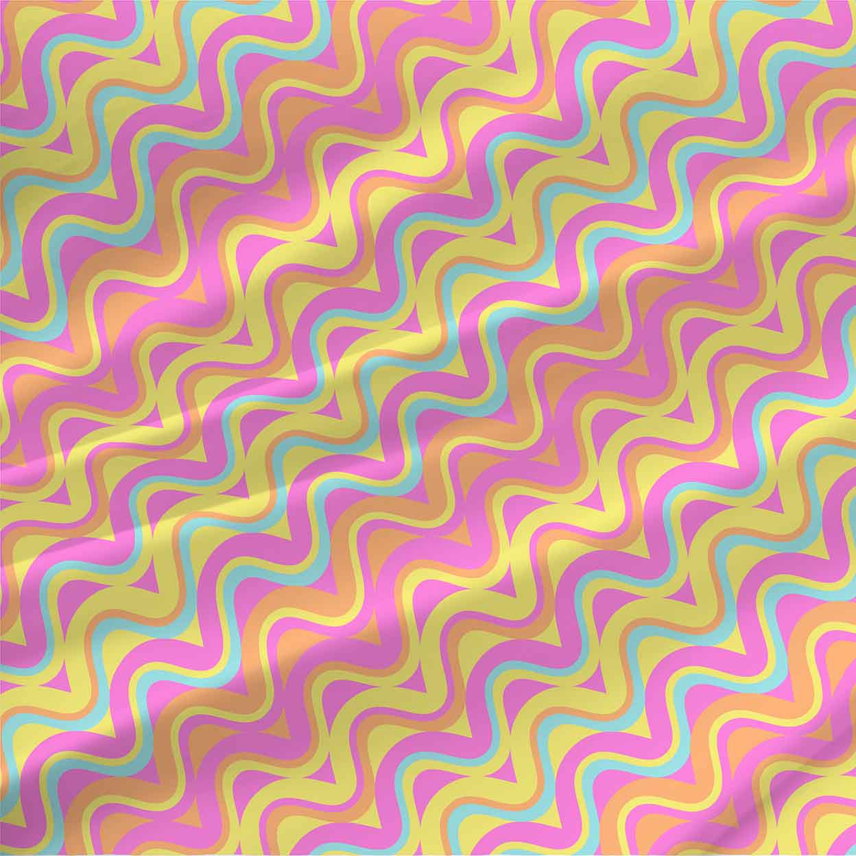 Wave - Custom Printed Fabric | Shop The Textile District