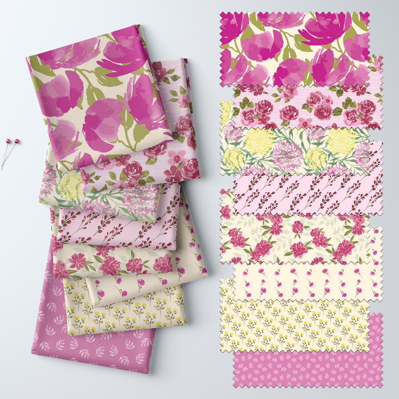 Julias Garden by Jasmine Goodwin Designs - The Textile District