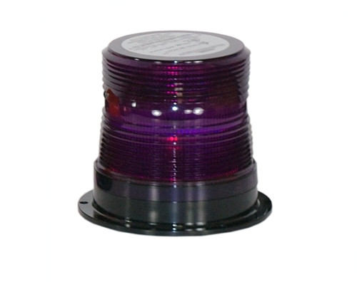 Dual Strobe Light - Magnetic Base - Purple - Turner Memorial