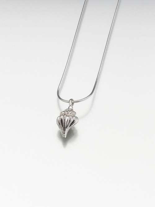 Sterling Silver Conch Shell Pendant - Turner Memorial