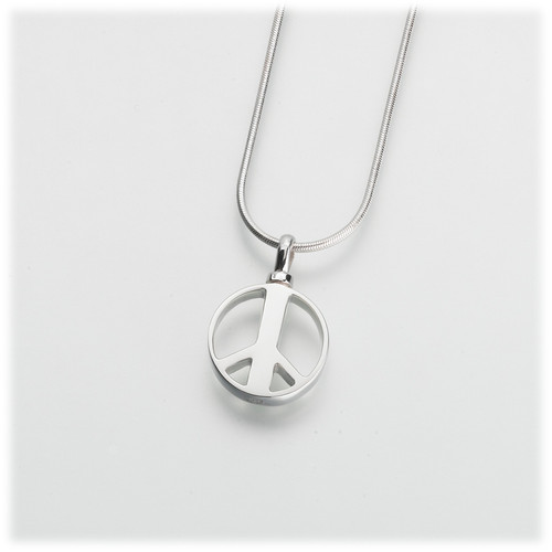 Sterling Silver Peace Sign Pendant - Turner Memorial