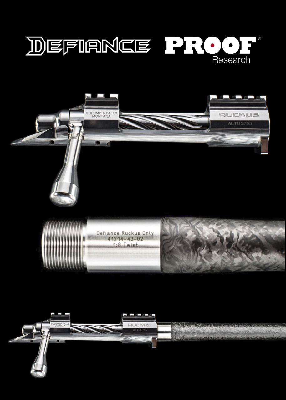 Defiance Machine & Proof Research Barreled Actions - ALTUS Shooting ...