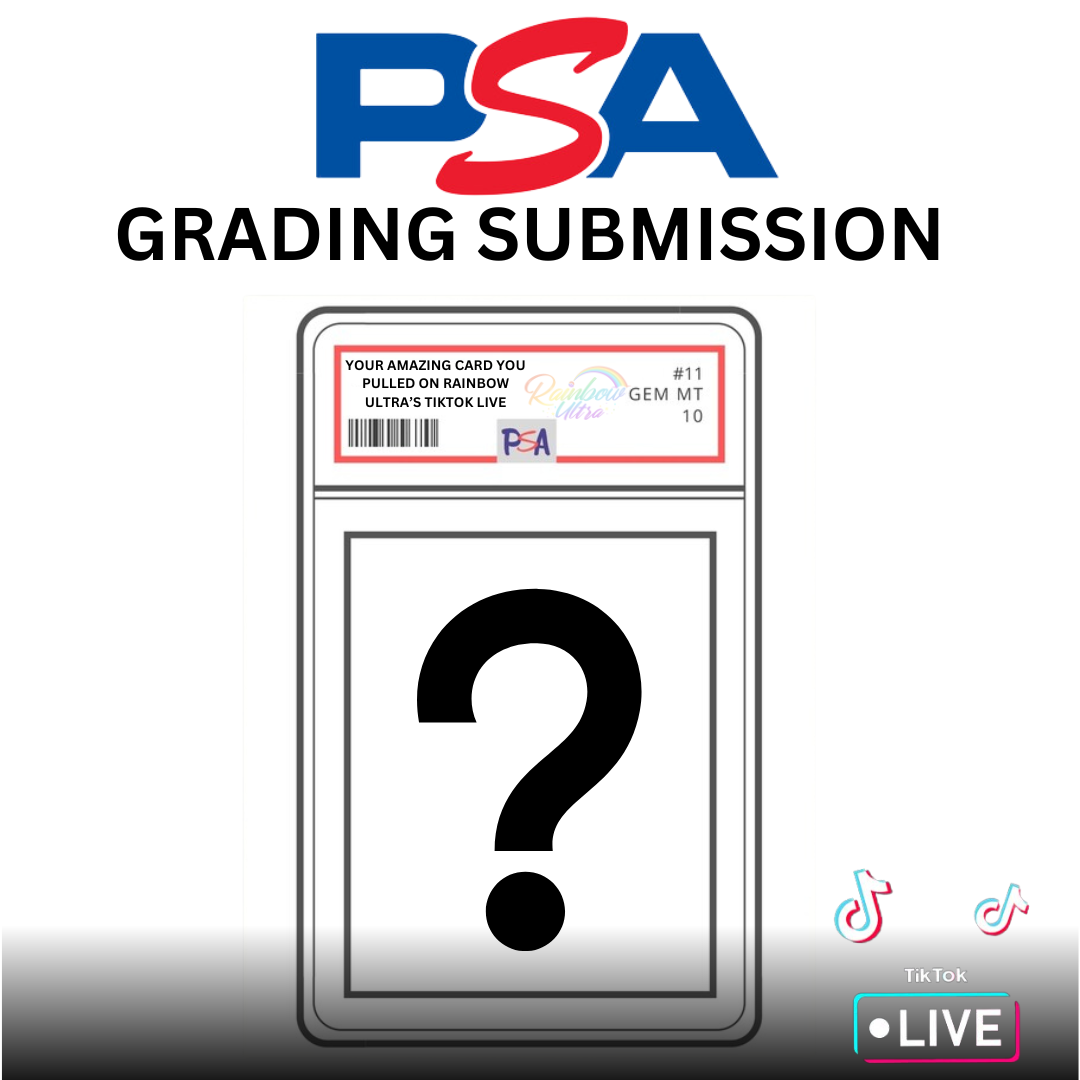PSA Grading Service. (TikTok LIVE ONLY)