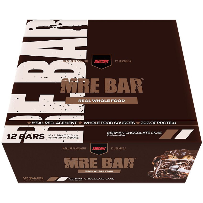 MRE BAR BOX German Chocolate Cake - Rockwall Nutrition