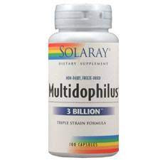 SOLARAY MULTIDOPHILUS 3Billion 100vcp - Rockwall Nutrition
