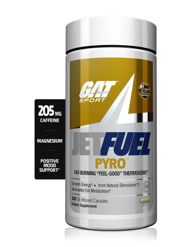 GAT Jet Fuel Pyro 120 cap - Rockwall Nutrition