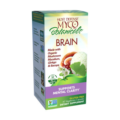 HOST DEFENSE Myco Botanical Brain 60vcap - Rockwall Nutrition