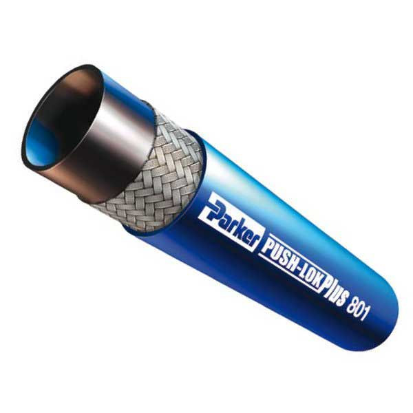801-16-GRA-RL Parker | Push-Lok 801 Gray Rubber Hose | Valin