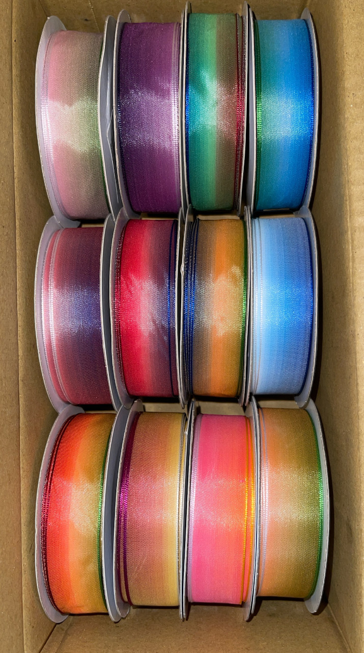 Opaque Wired #5 Soft Ombre Ribbon (12 PK) - Thompson Wholesale, Inc.