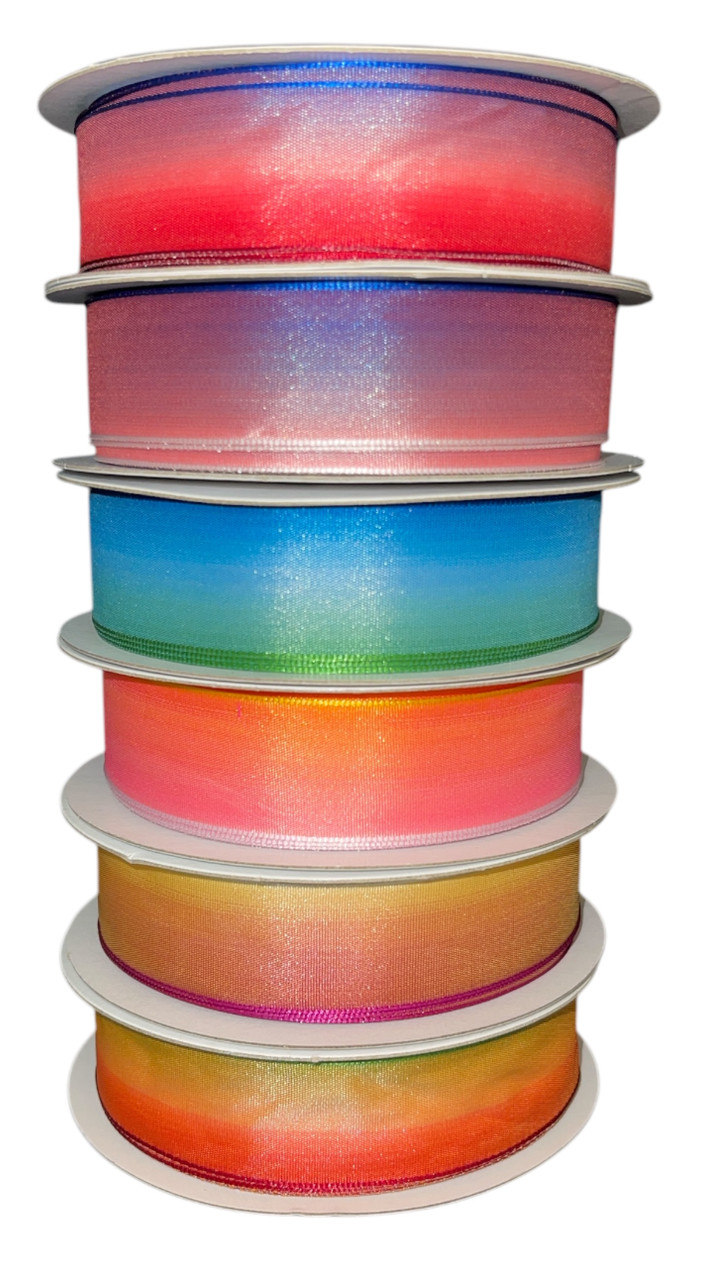 Opaque Wired #5 Soft Ombre Ribbon (12 PK) - Thompson Wholesale, Inc.