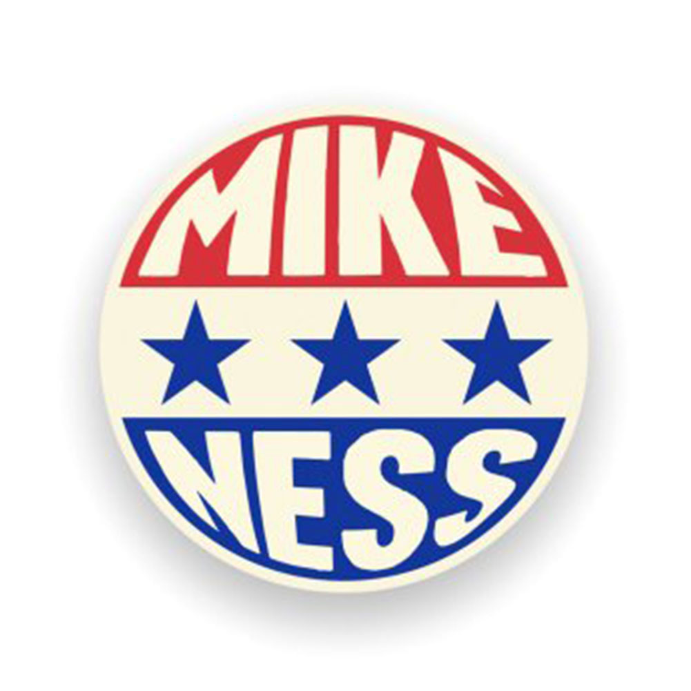 Mike Ness Presidential Enamel Pin - Merch2rock Alternative Clothing