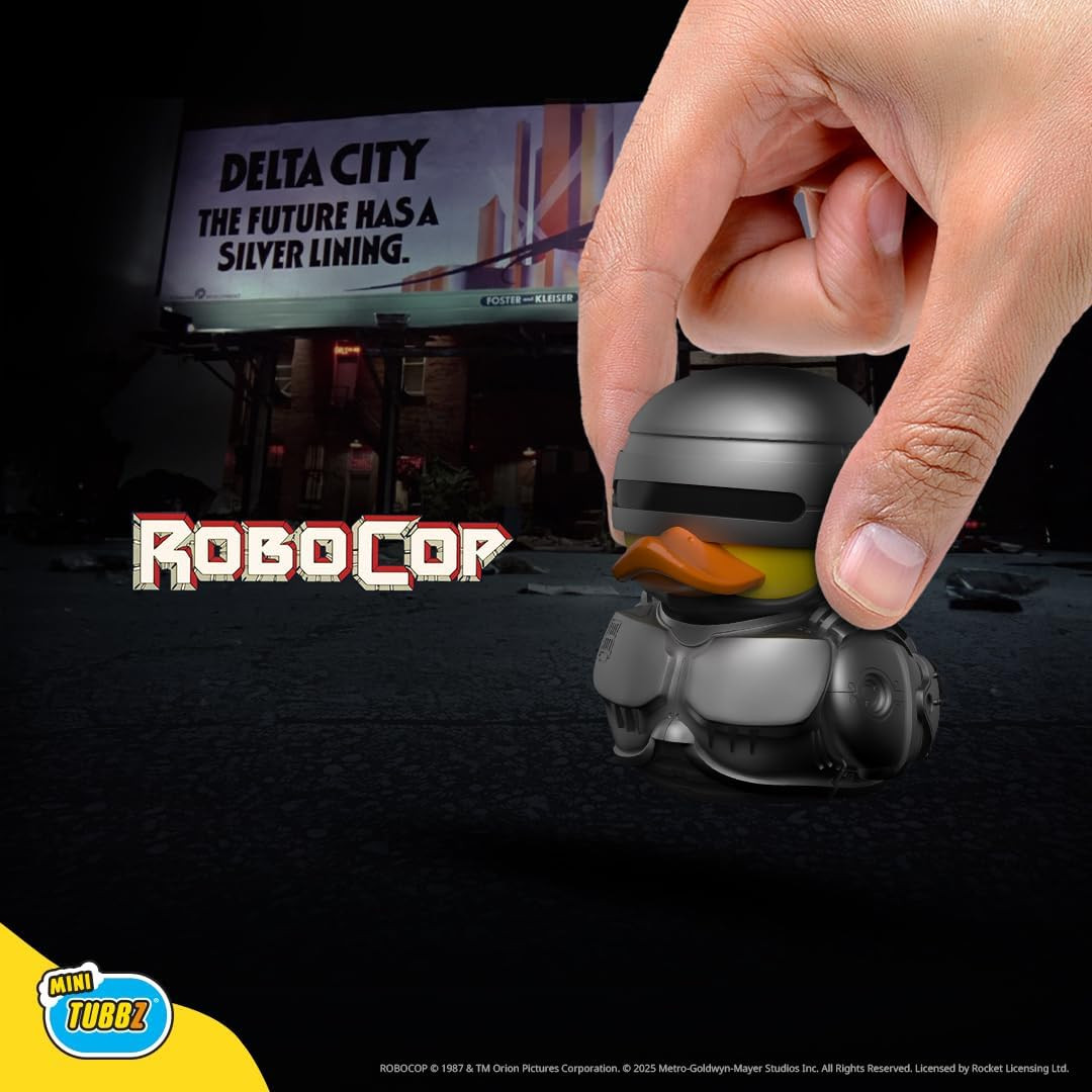 TUBBZ Mini Robocop Cosplaying Rubber Duck Vinyl Figure - Merch2rock ...