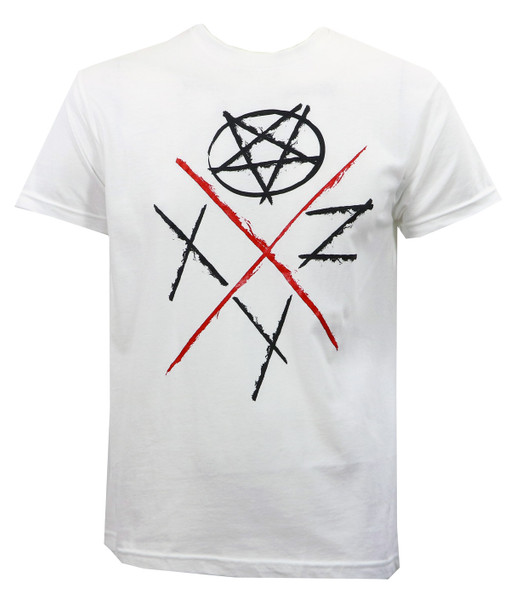 XYZ Clothing Pentagon Logo White T-Shirt - Merch2rock Alternative Clothing