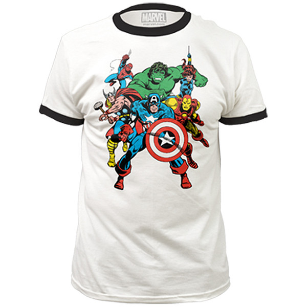 Marvel Avengers The Avengers Ringer Slim-Fit T-Shirt - Merch2rock ...