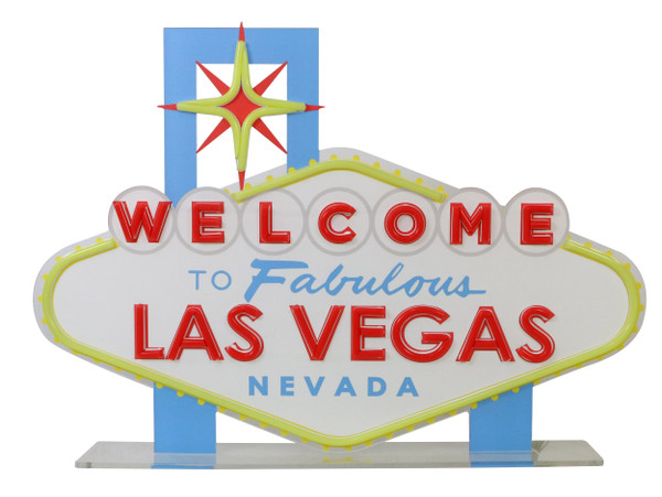 Las Vegas Sign LED Replica 15" x 21" - Merch2rock Alternative Clothing