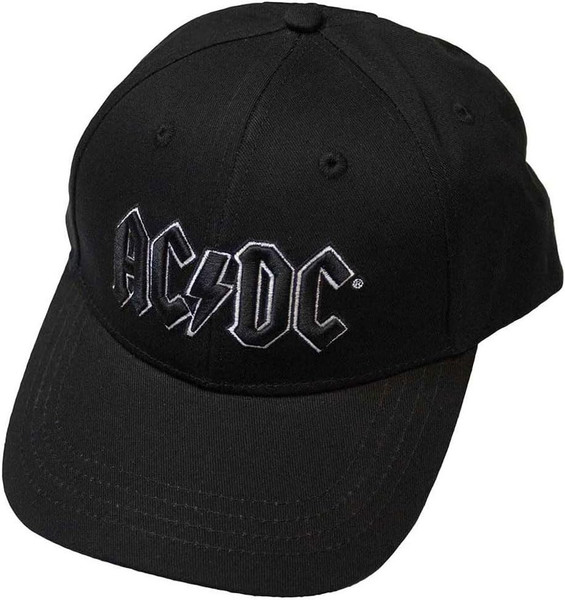 AC/DC Black Logo Hat Adjustable NEW Black - Merch2rock Alternative Clothing