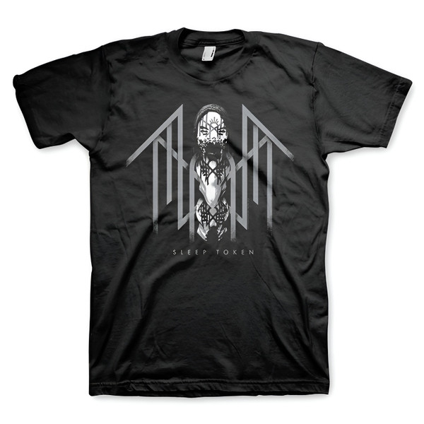 Sleep Token Totem Black & White Logo T-Shirt Black - Merch2rock ...