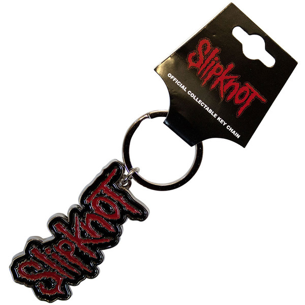 Slipknot Band Logo Keychain Red - Merch2rock Alternative Clothing