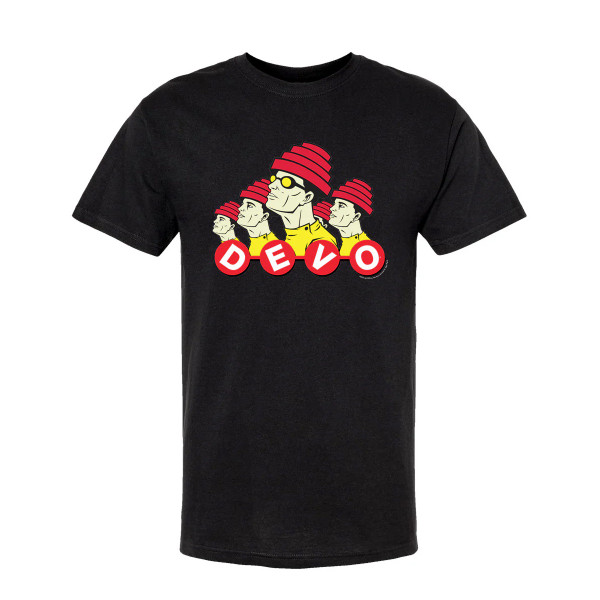 Devo Energy Dome T-Shirt Black - Merch2rock Alternative Clothing