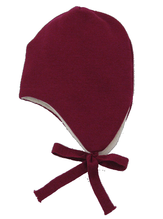 Organic Merino Wool Knitted Hat Lined with Organic Cotton - Little ...