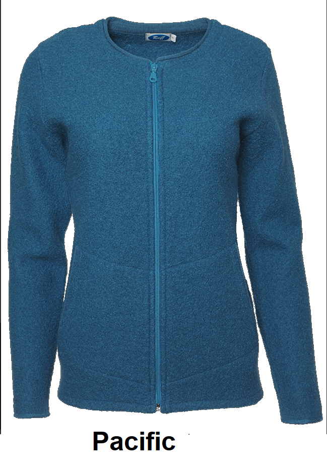 Organic Wool Crepe Fleece Jacket for Women - Little Spruce Organics