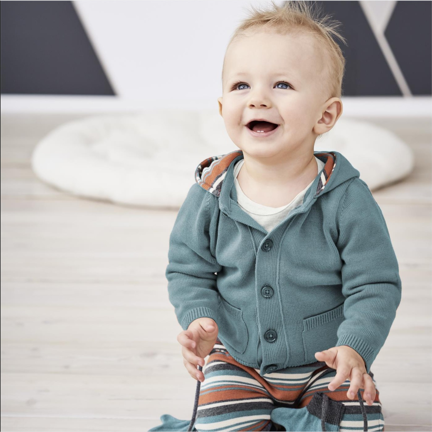 Baby Jacket - "Happy" - Little Spruce Organics