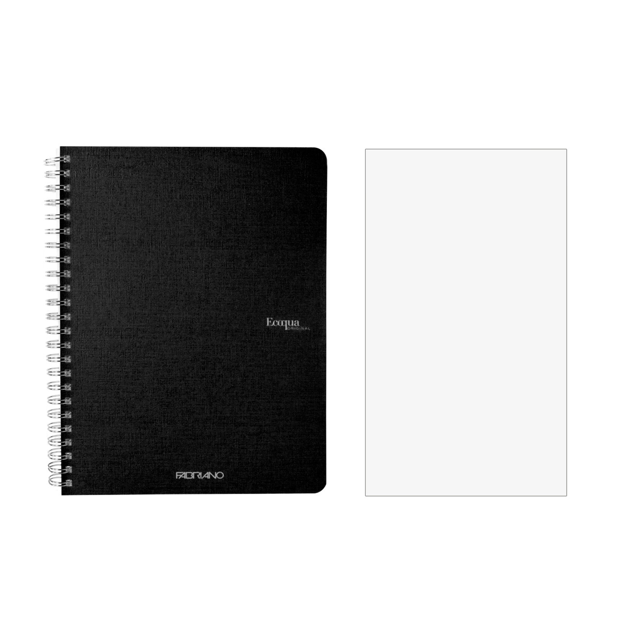 Fabriano Ecoqua Notebooks, Spiral Bound, Blank, A5 Size