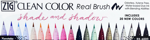 Zig Clean Color Real Brush- Set of 20 Shade and Shadow Colors