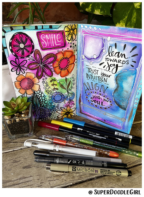 Super Doodle Girl Doodle Basics Kit