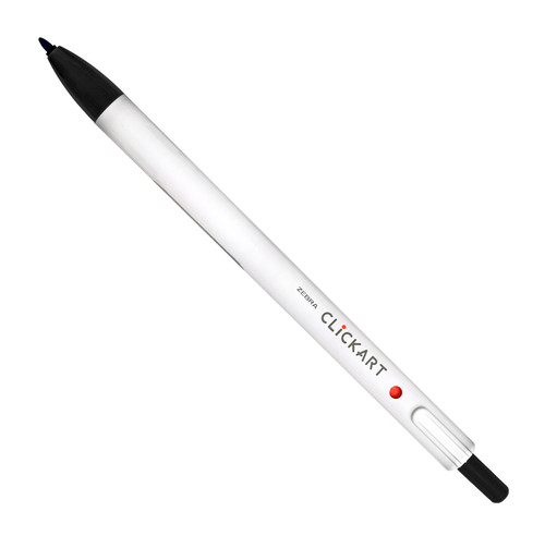 Zebra CLiCKART Retractable Marker Pen Set of 12- Standard Colors