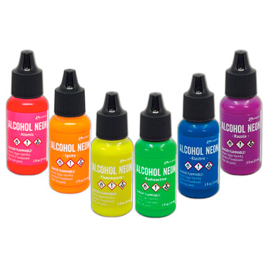 Ranger / Tim Holtz Neon Alcohol Inks | Marker Supply