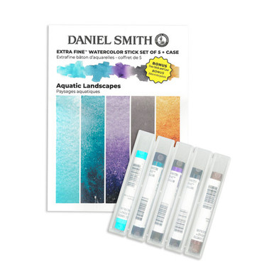 Daniel Smith Extra Fine Watercolor Sticks- 5 Piece Set- Aquatic Landscapes