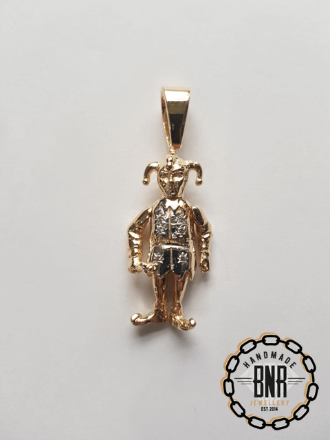 Moveable Jester Pendant 17 grams 51mm high - BNR HANDMADE JEWELLERY
