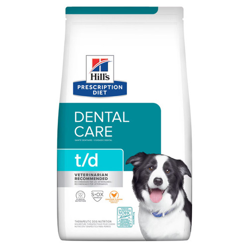 Prescription Diet t/d Dental Care Chicken Flavor Dry Dog Food - TELUS ...