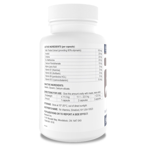 Rx Vitamins Hepato Support Capsules - TELUS Health MyPet