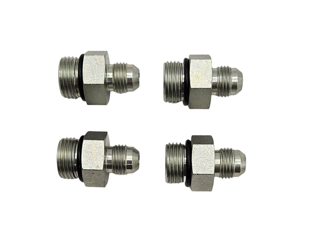 -8 JIC Fittings for Orbital Valve (4 Pack) - Hydraulic Steering Unlimited